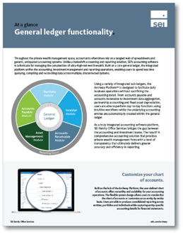 Archway General Ledger Functionality Overview